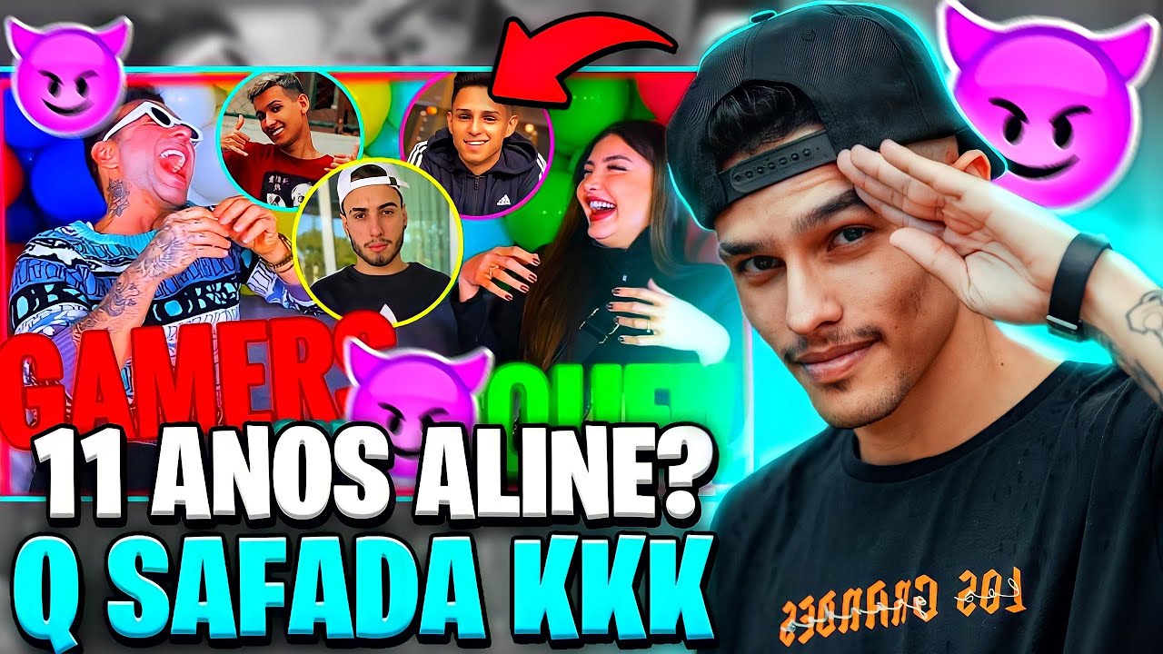com 11 ANOS a ALINE FARIA ja tinha perdido a VIRGINDADE?😳😈 JOTA REACT ...