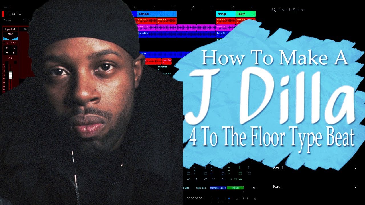 How To Make A J Dilla 4 To The Floor Style Beat In #studioone 7 - YouTube