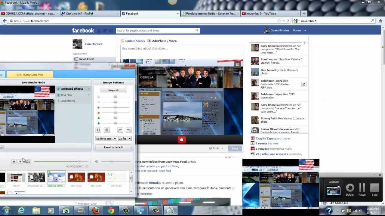 how to use ManyCam free virtual webcam - YouTube