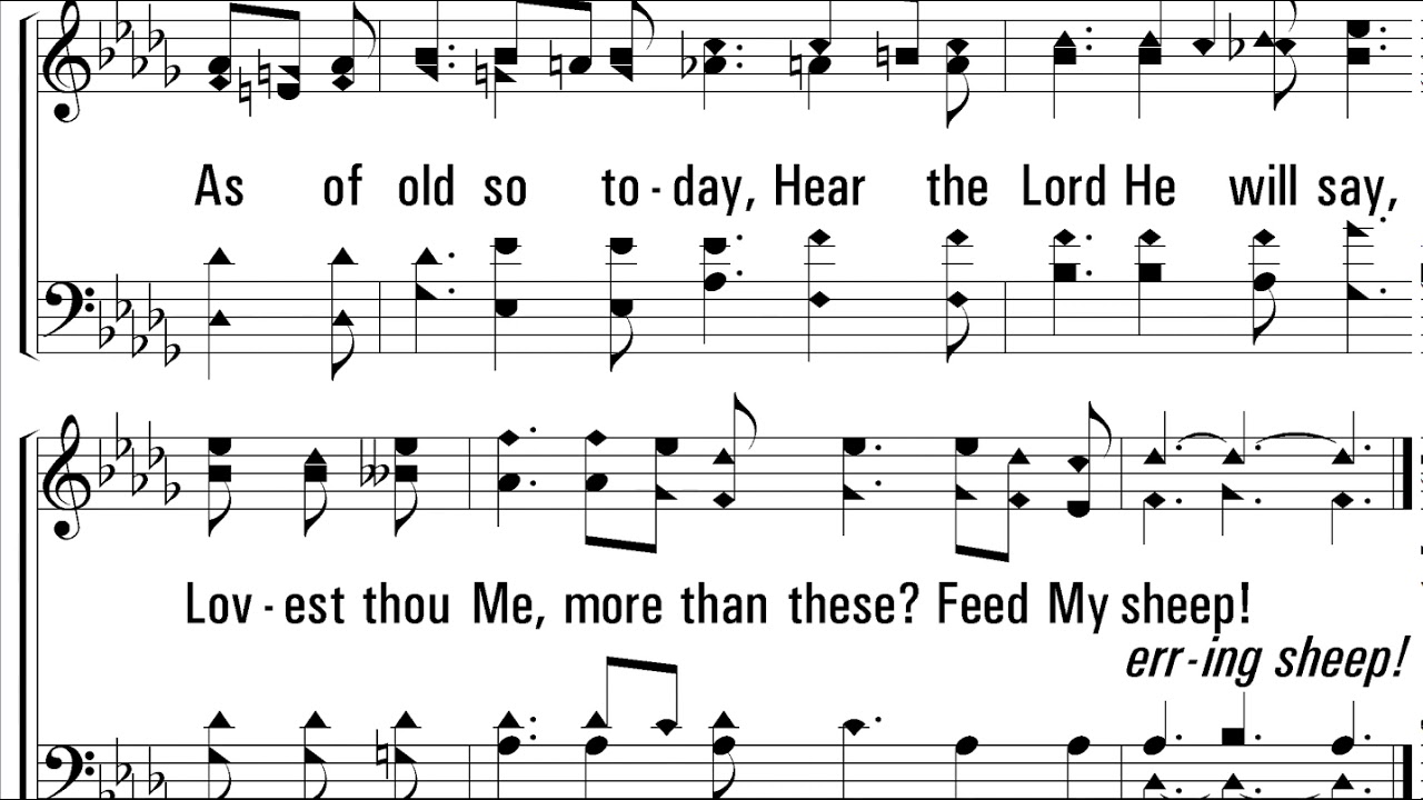 Lovest Thou Me More Than These? - YouTube