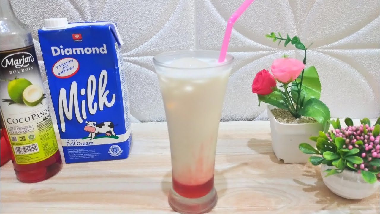 Es Cocopandan Milk Yakult | Rifka kitchen 👩‍🍳 - YouTube