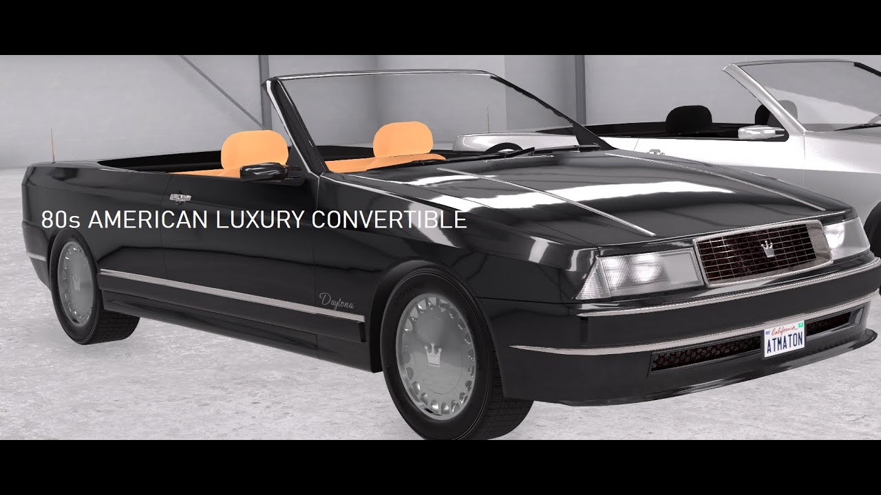80s AMERICAN LUXURY CONVERTIBLE (Automation/BeamNG) - YouTube