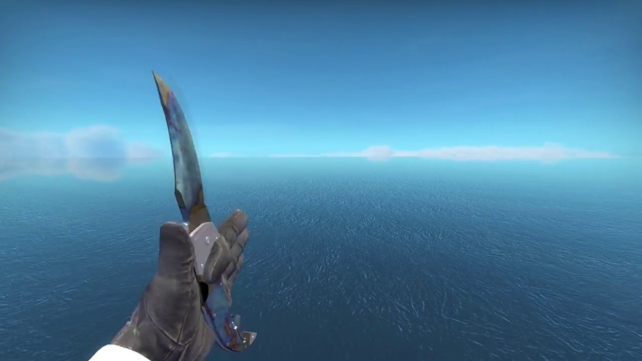 CS:GO Falchion Knife Case Hardened BLUE GEM {For Sale} - YouTube
