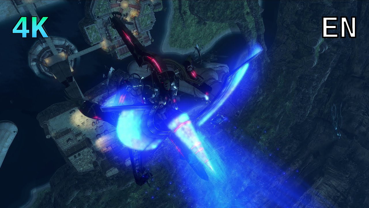 [4K] Xenoblade Chronicles D.E. Cutscene 012 – The Mechon Attack Colony ...