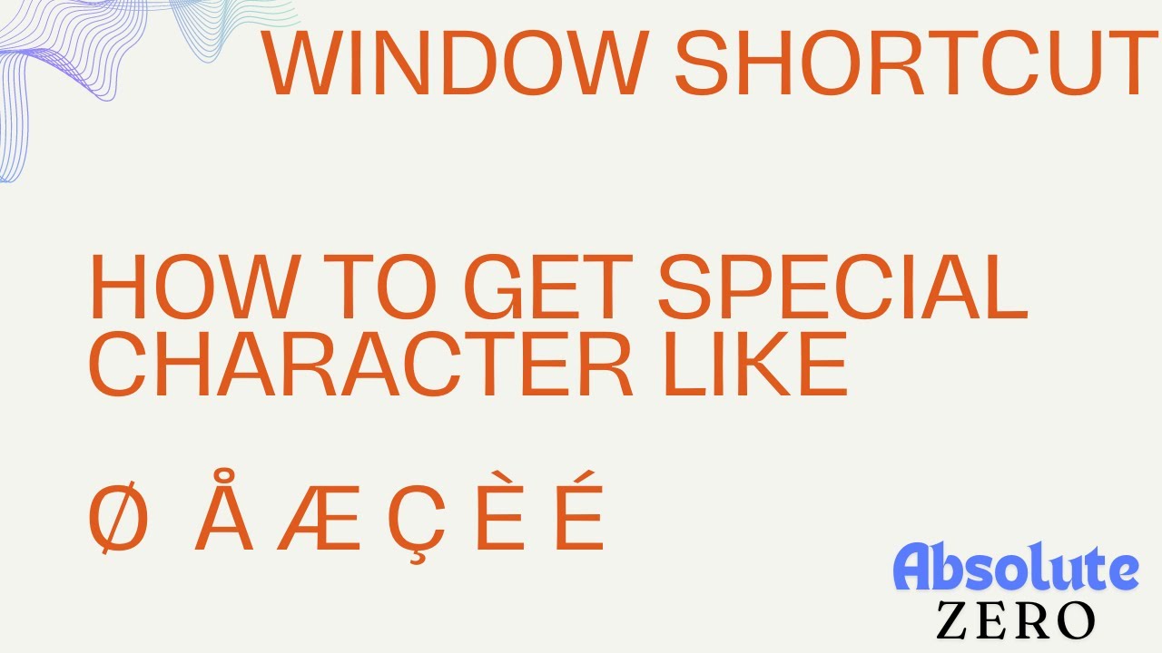 Windows + R shortcut how to get special character or symbol in windows ...