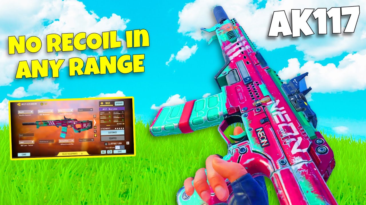 This AK117 GUNSMITH Have NO RECOIL in ANY RANGE | Solo vs Squad | BEST ...