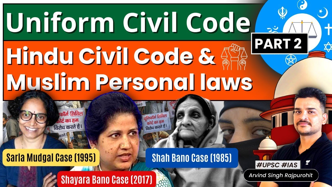 P2: All about Hindu Civil Code and Muslim Personal laws | Polity for ...