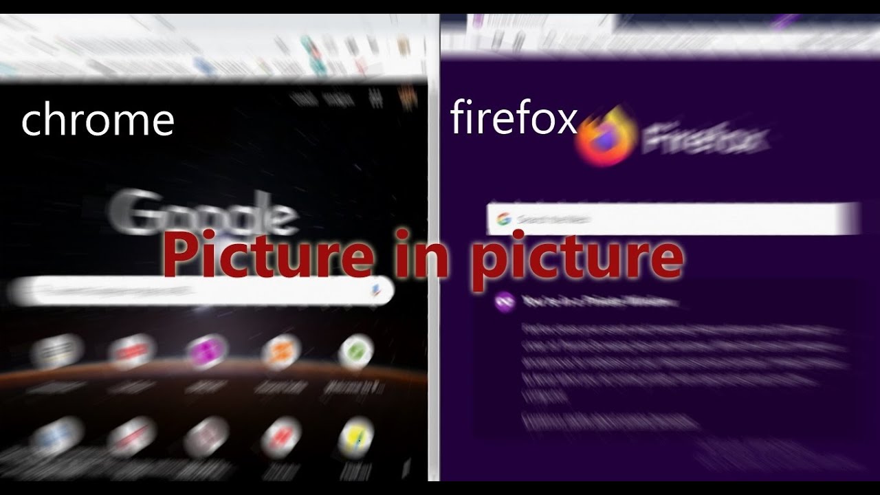 How to enable Picture in pic feature in chrome & firefox(watch video ...