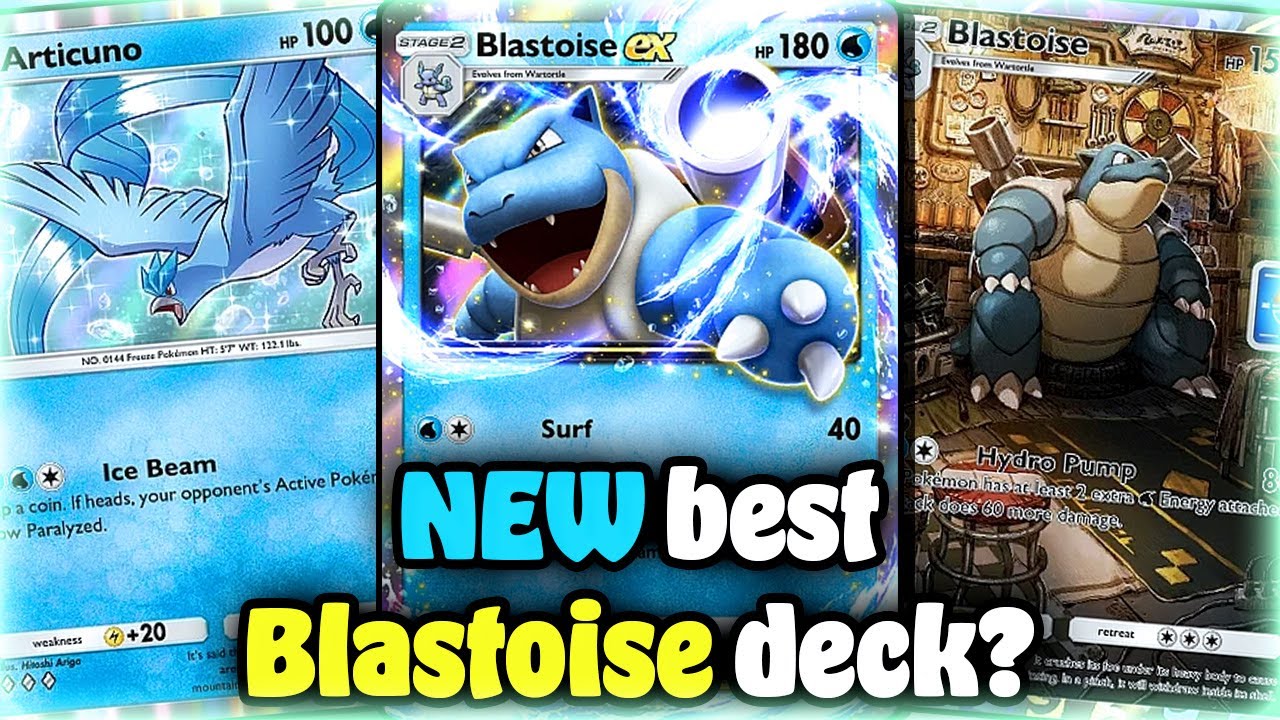 NEW Blastoise EX deck! Full art Blastoise is FINALLY useful! Pokemon ...