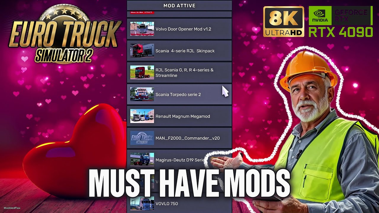 ETS2 MUST-HAVE MODS🔥 2025 || NVIDIA Filters || New Config File || DLAA ...