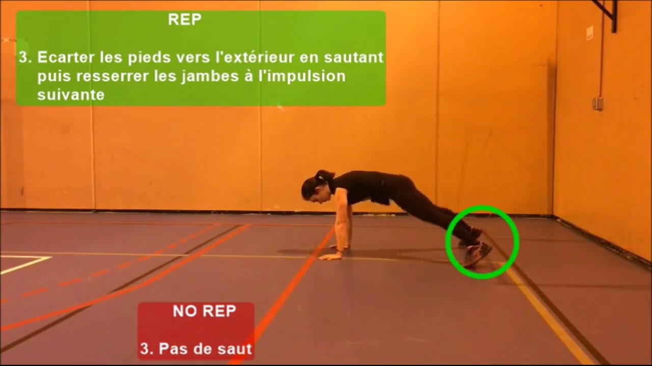 GYM 6 B Planche Jack - YouTube