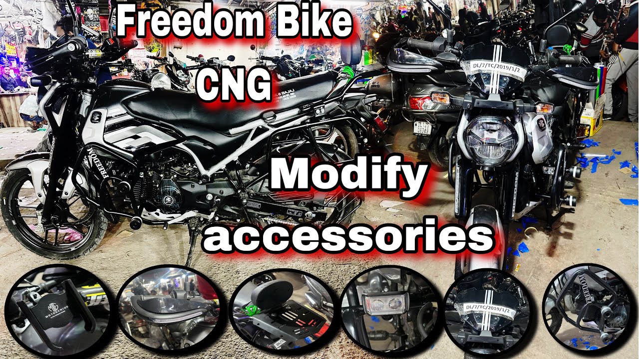 Freedom Bike 🚀🏍️modified 🛠️⚙️🔩Full 💯accessories crash guard top rack ...
