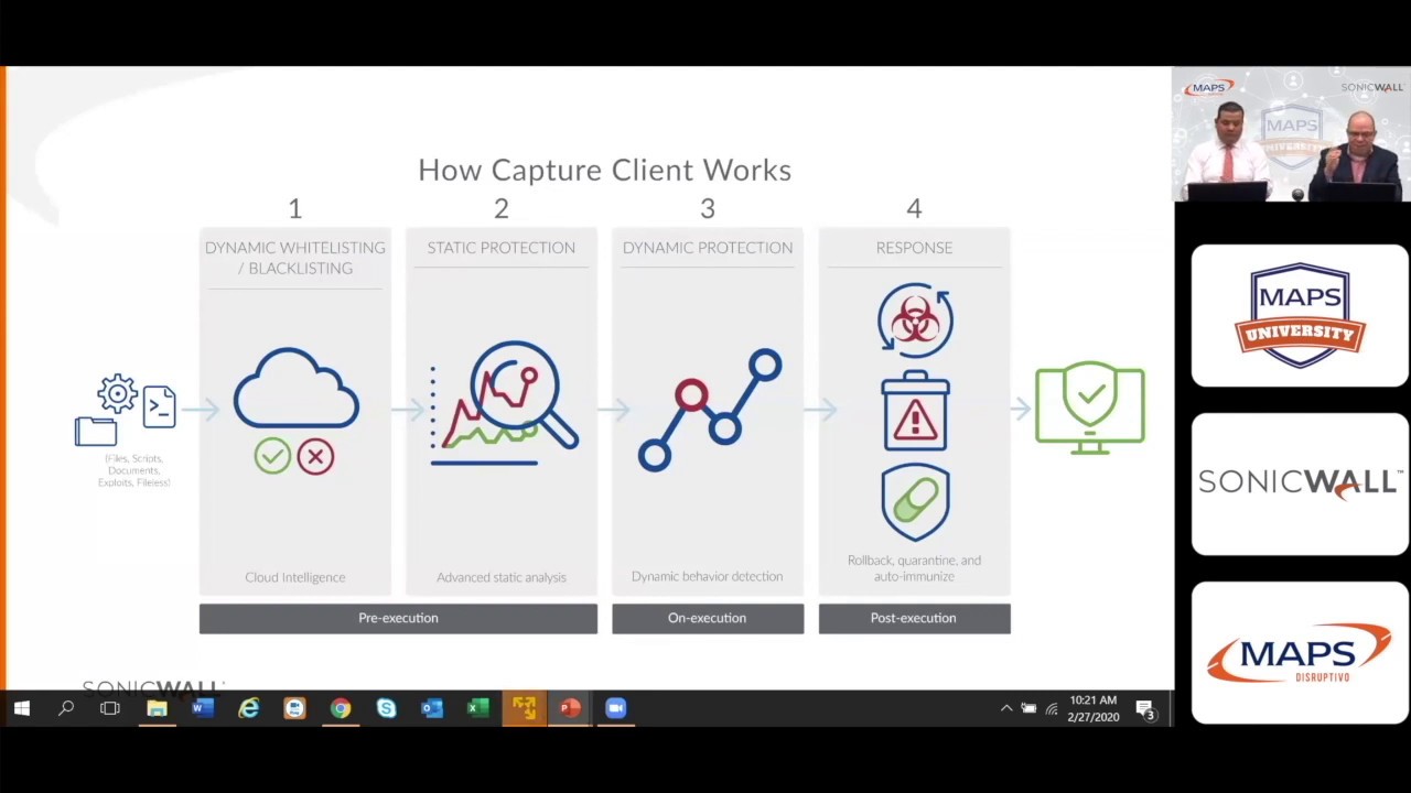 SONICWALL Presentación Técnica - Capture Client - YouTube