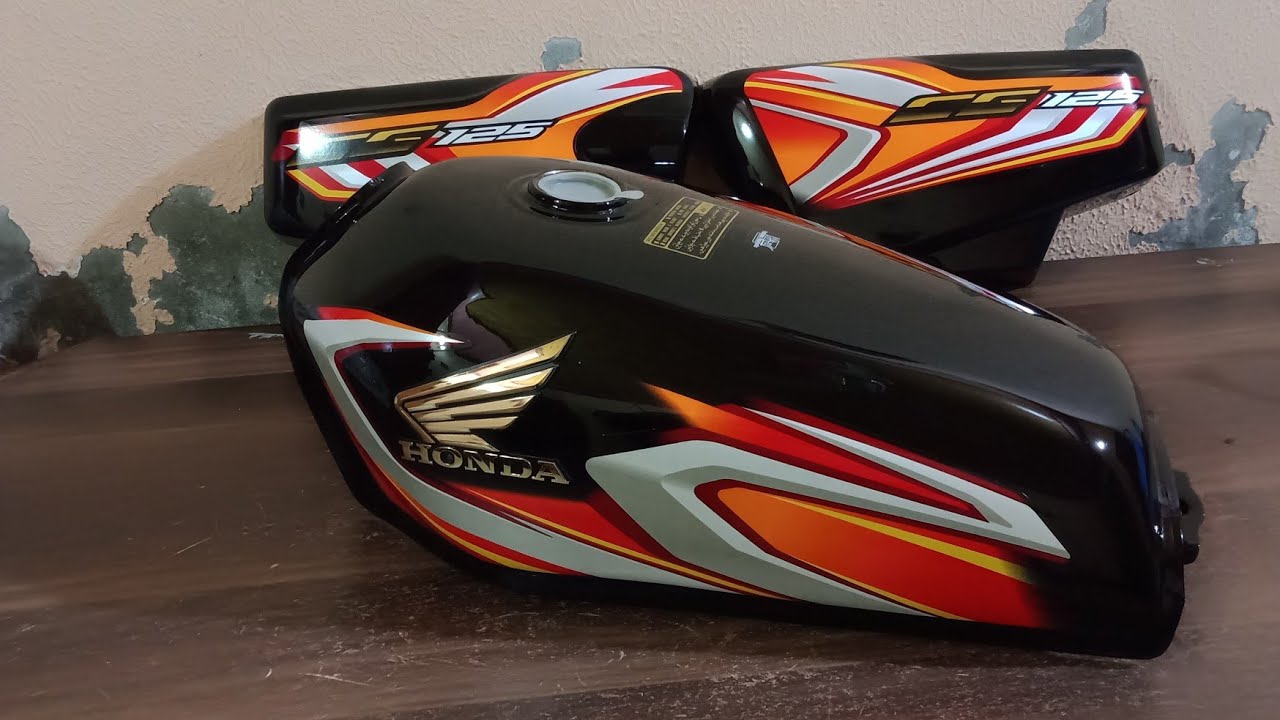 CG 125 2022 TANKI TAPPY BLACK - YouTube