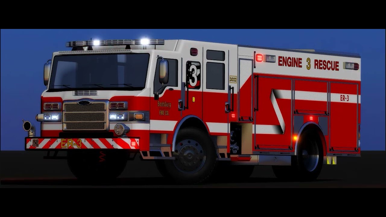 Boalsburg Fire Company - Rescue Engine 3 ELS showcase - YouTube