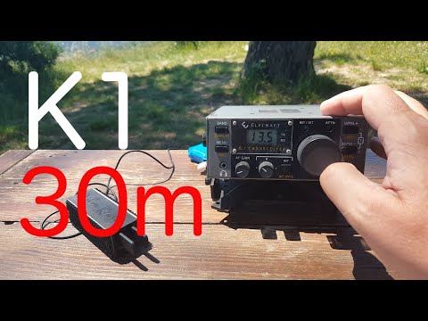 Quick Radio Check, Elecraft K1 on 30m. - YouTube