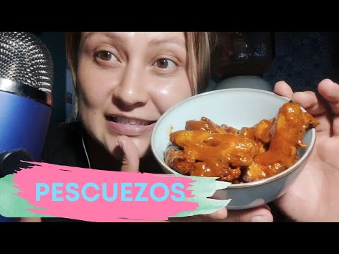 ASMR comiendo pescuezos de pollo 🐔🐔🐥 - YouTube