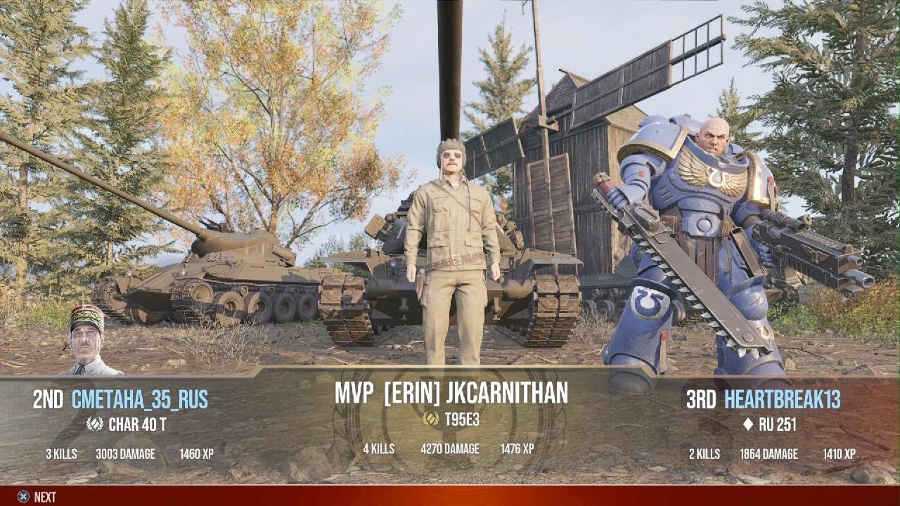 World of Tanks-MVP T95E3 - YouTube