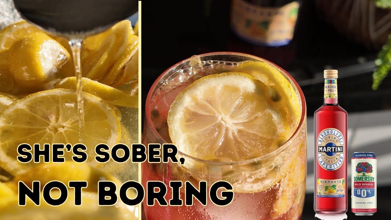 Delicious Martini Alcohol-Free Cocktails & DIY Fermented Lemon Syrup ...
