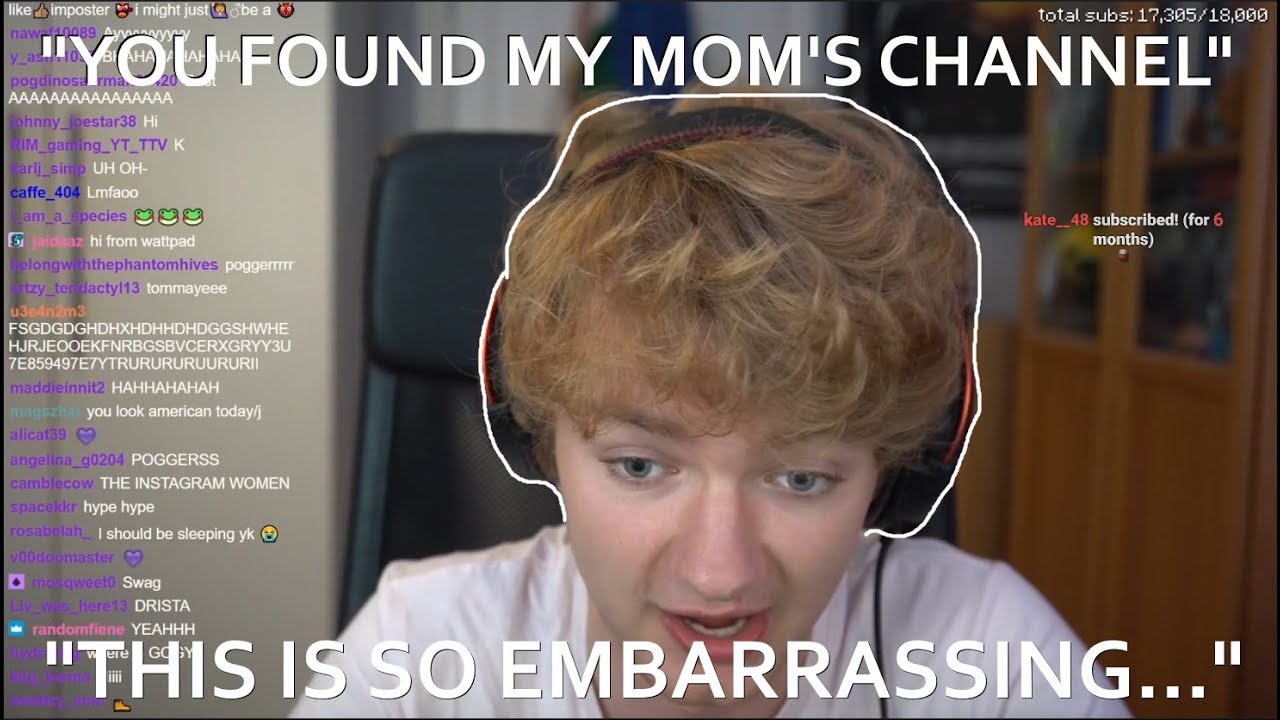 TommyInnit TALKS ABOUT People Finding His MOM'S CHANNEL! - YouTube