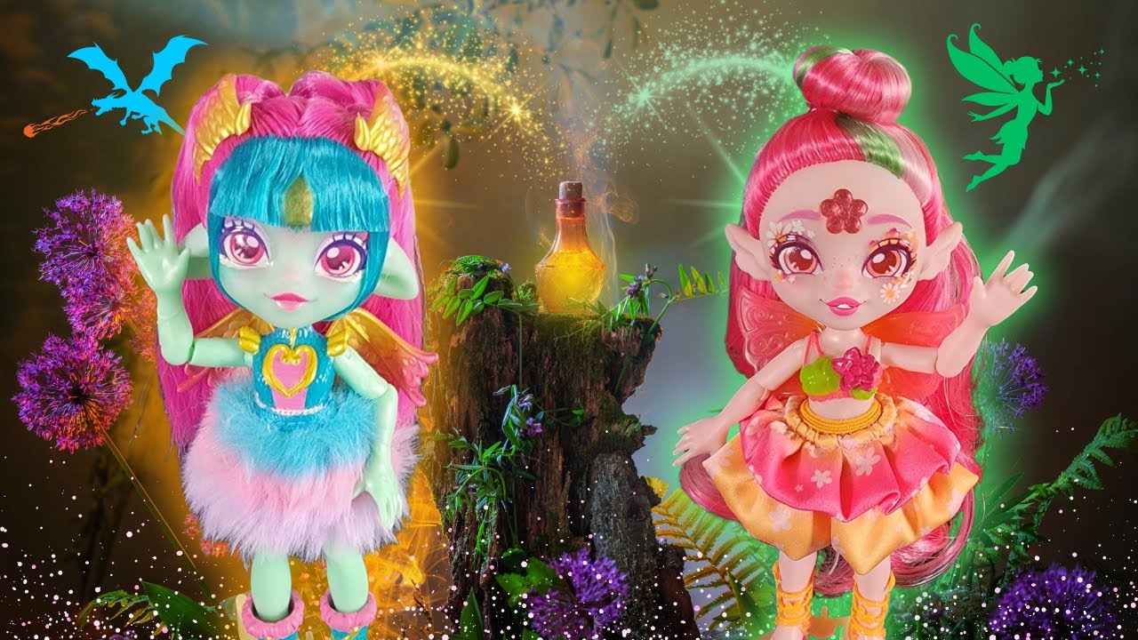 🐲🧚Potion Magic: Unboxing & Reviewing Magic Mixies Pixlings Faye the ...