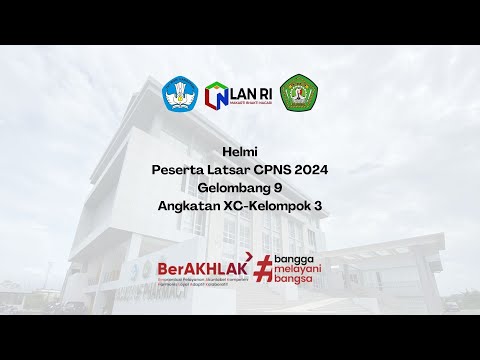 Video Monolog Manajemen ASN dan SMART ASN Latsar CPNS 2024 Kemendikbud RI (Angkatan XC Kelompok 3)