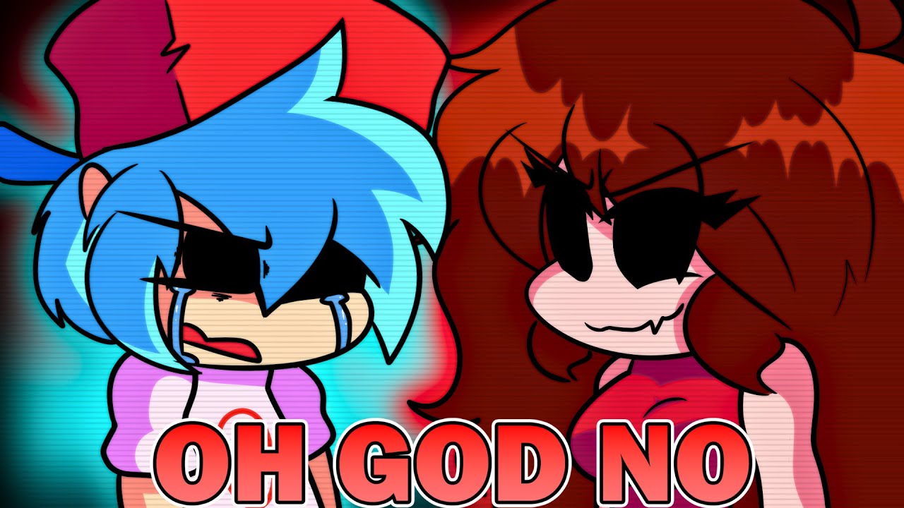 Friday Night Funkin Oh God No but It's GIRLFRIEND VS BOYFRIEND Sing V2 ...