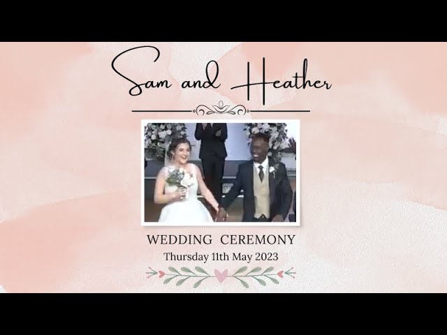 Sam And Heather Wedding Cancer Suffer's Last Words Were Her Wedding