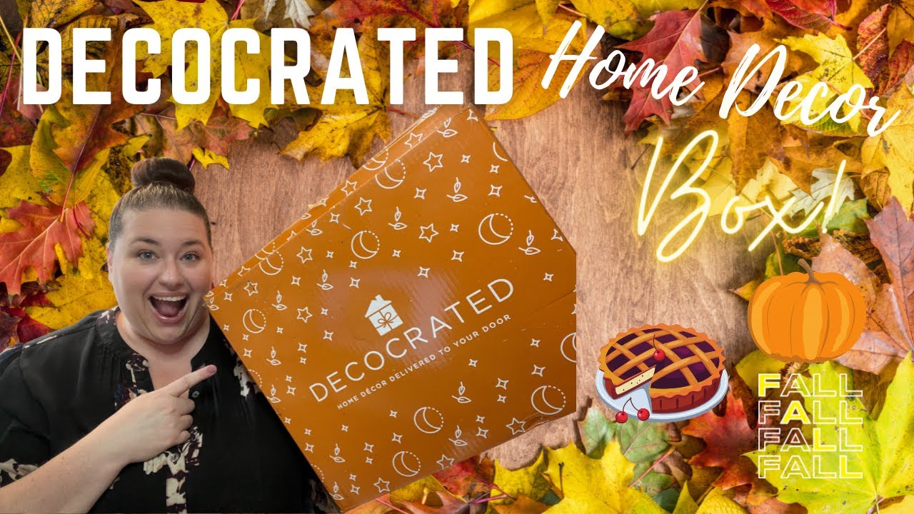 DECOCRATED FALL 2021 UNBOXING | HOME DECOR SUBSCRIPTION BOX!!! - YouTube