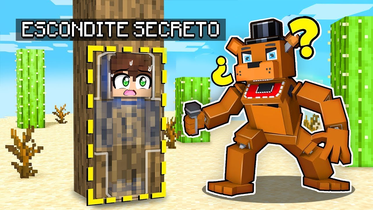 ¡Nos ESCONDEMOS de LOS ANIMATRONICOS en MINECRAFT! 💀😱 Sparta356 - YouTube