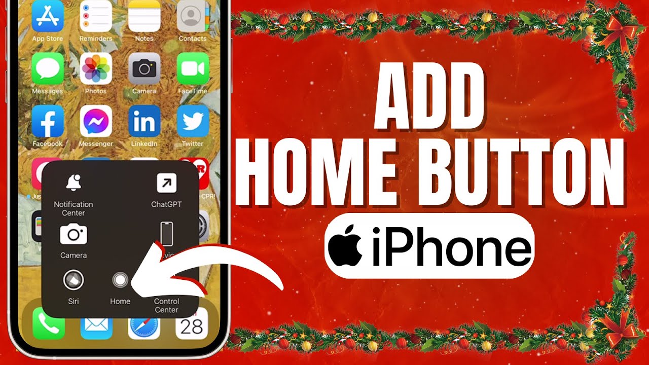 How to Add Home Button on iPhone Home Screen (2025) - YouTube