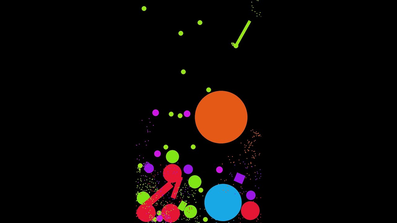 Colorful Merge Balls: Grow Bigger ASMR Game #Short - YouTube