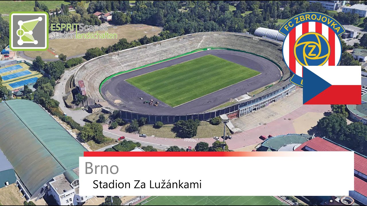 Stadion Za Lužánkami | FC Zbrojovka Brno | Slow Motion 360° Rotation ...