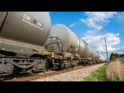 veg oil tanker||high speed railway track crossing||🚸 high speed train ...
