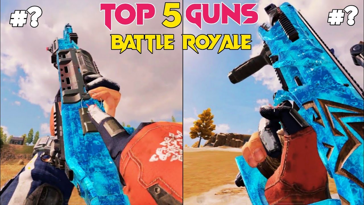 TOP 5 BEST GUNS in BATTLE ROYALE season 6|codm br best guns - YouTube