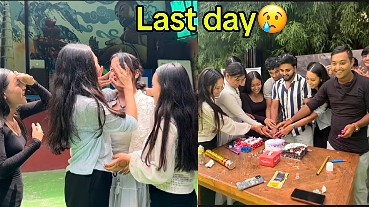 Last day of training 🥹 || everyone got emotional 😢 - YouTube