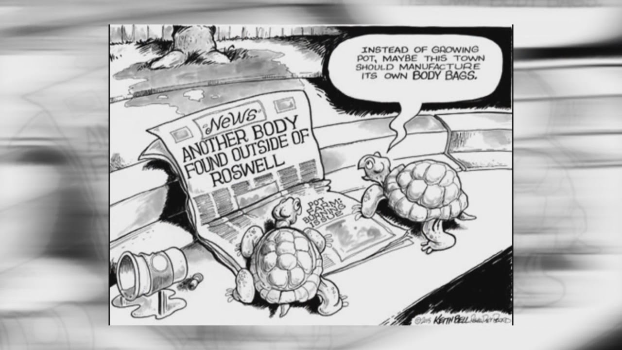 Roswell cartoon artist stirs up controversy, again - YouTube