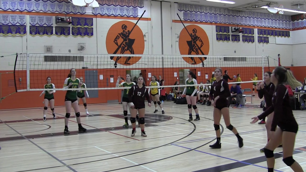 Lockerby Vikings Sr. Girls Volleyball 2017/18 - YouTube