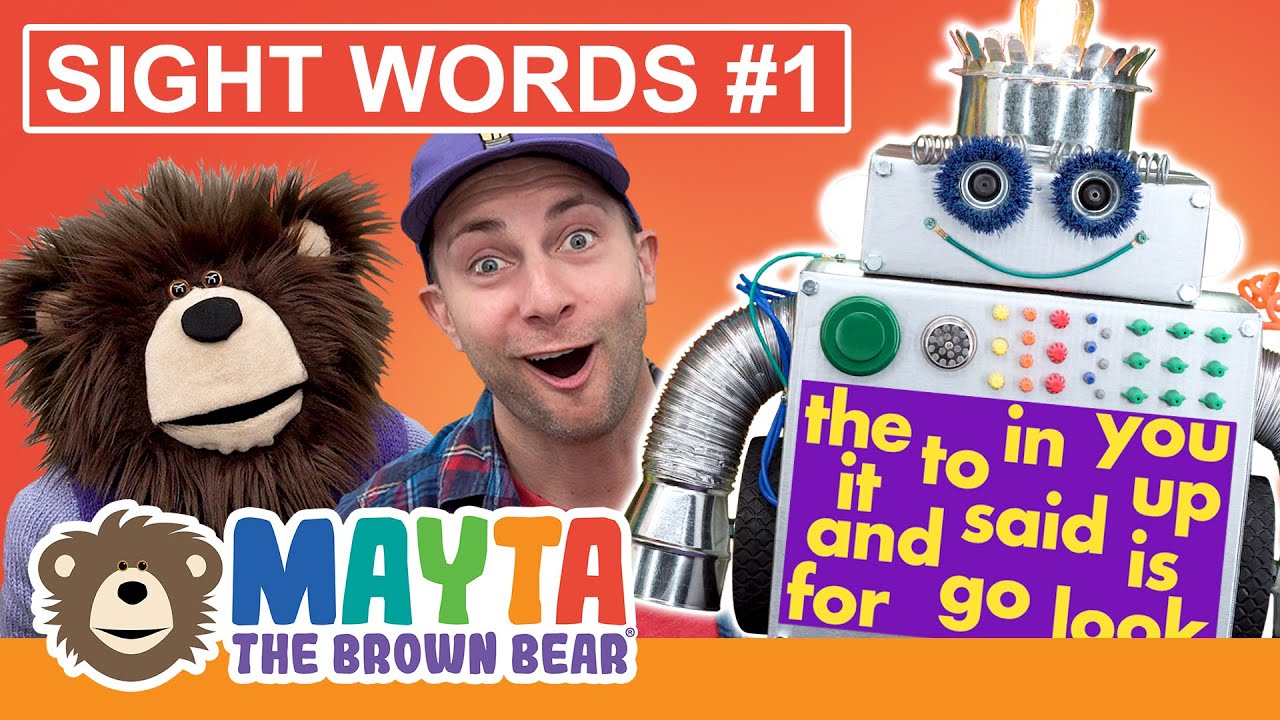 Sight Words 1 | High Frequency Words for Kindergarten - YouTube