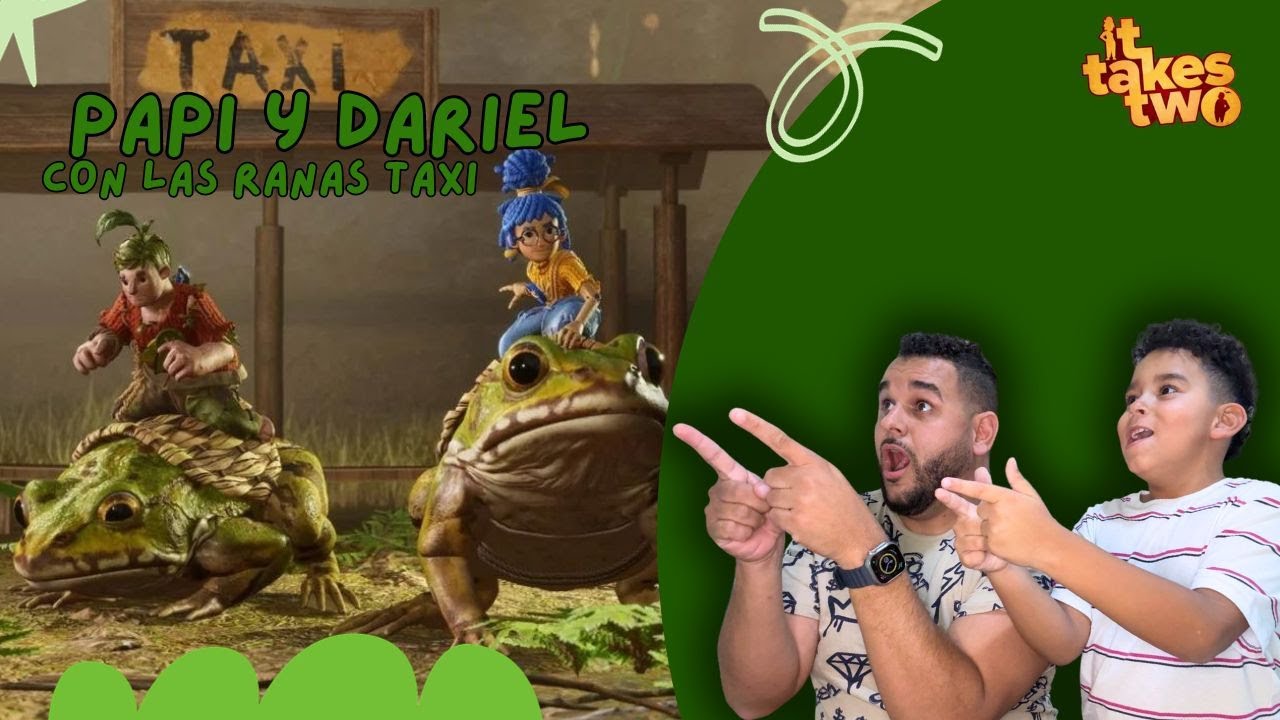 Papi y Dariel al Final con Las Ranas Taxi - YouTube