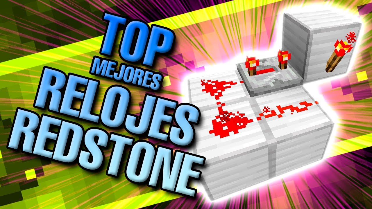 LOS MEJORES RELOJES DE REDSTONE | Minecraft 1.16.1 - YouTube