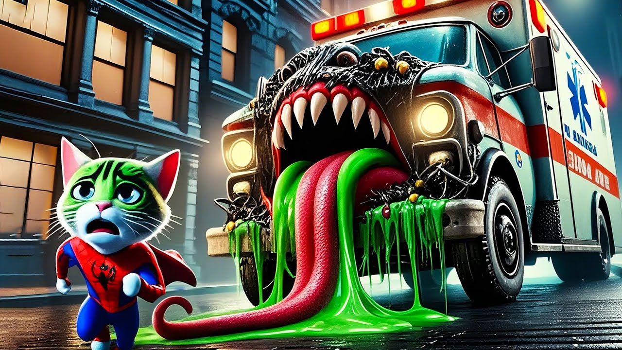 🐱 The Terrifying Encounter Between Watermelon Cat and Mutant Monster 🚑 ...
