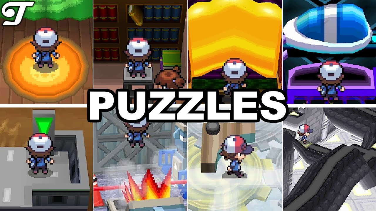 All Gym Puzzles Solutions - ⚫ Pokémon Black & White ⚪ - YouTube