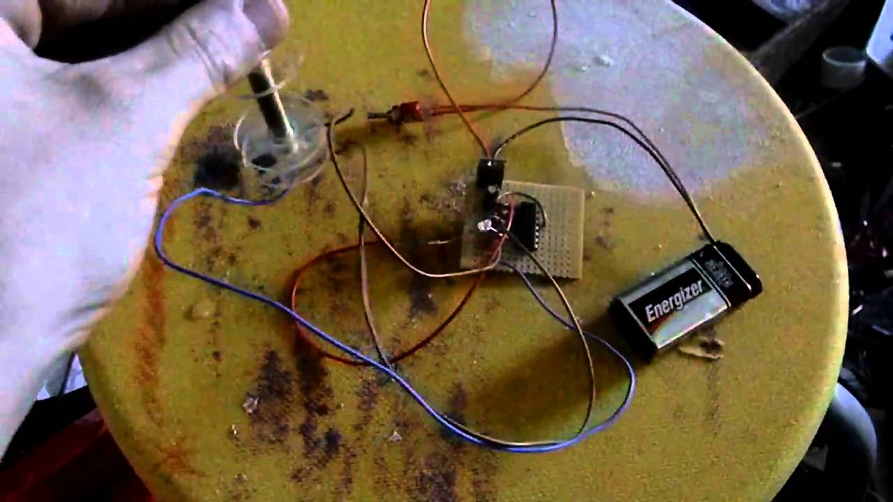 Coilgun Rifle Optical Trigger - YouTube