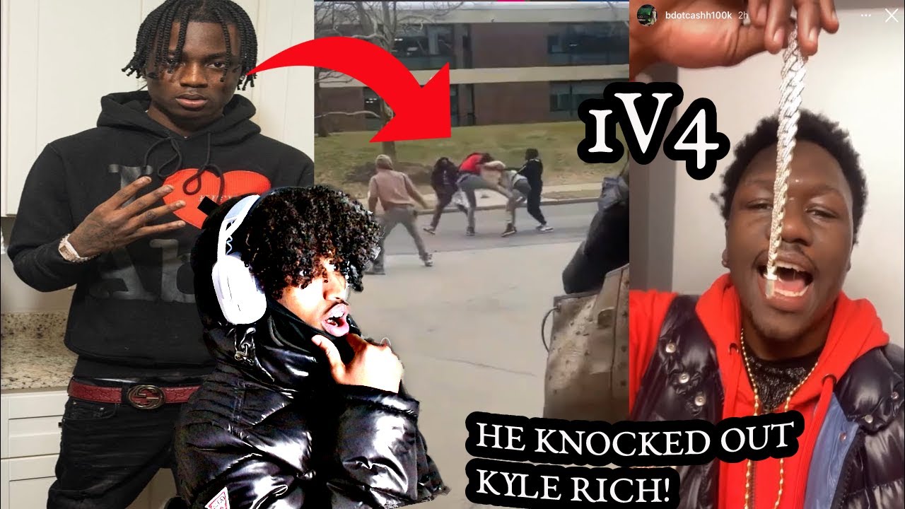 KYLE RICHH RAN UP ON HIS OPP&GOT KNOCKED OUT🥊 gets R*BBED, *CHAIN TAKEN ...