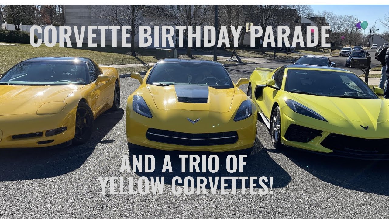 Corvette Birthday Parade and a closer look at three generations of ...