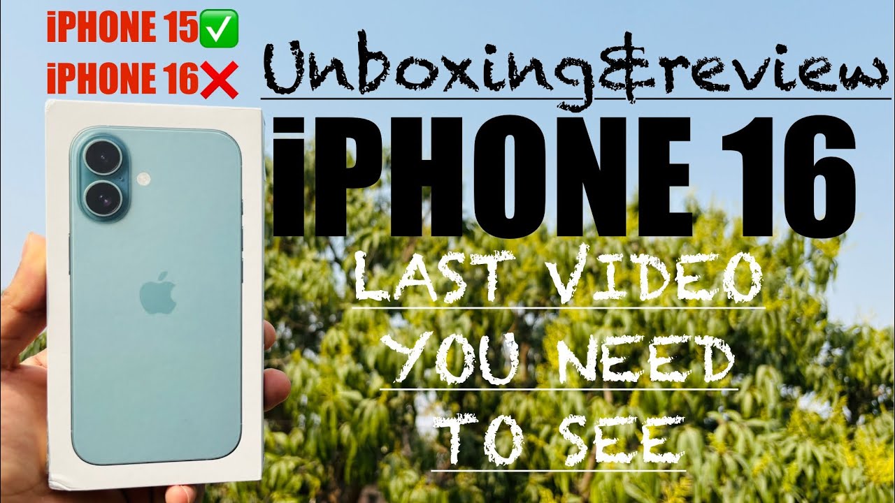 iPHONE 16 unboxing and review 2025| this is why i did not buy iphone 15 ...