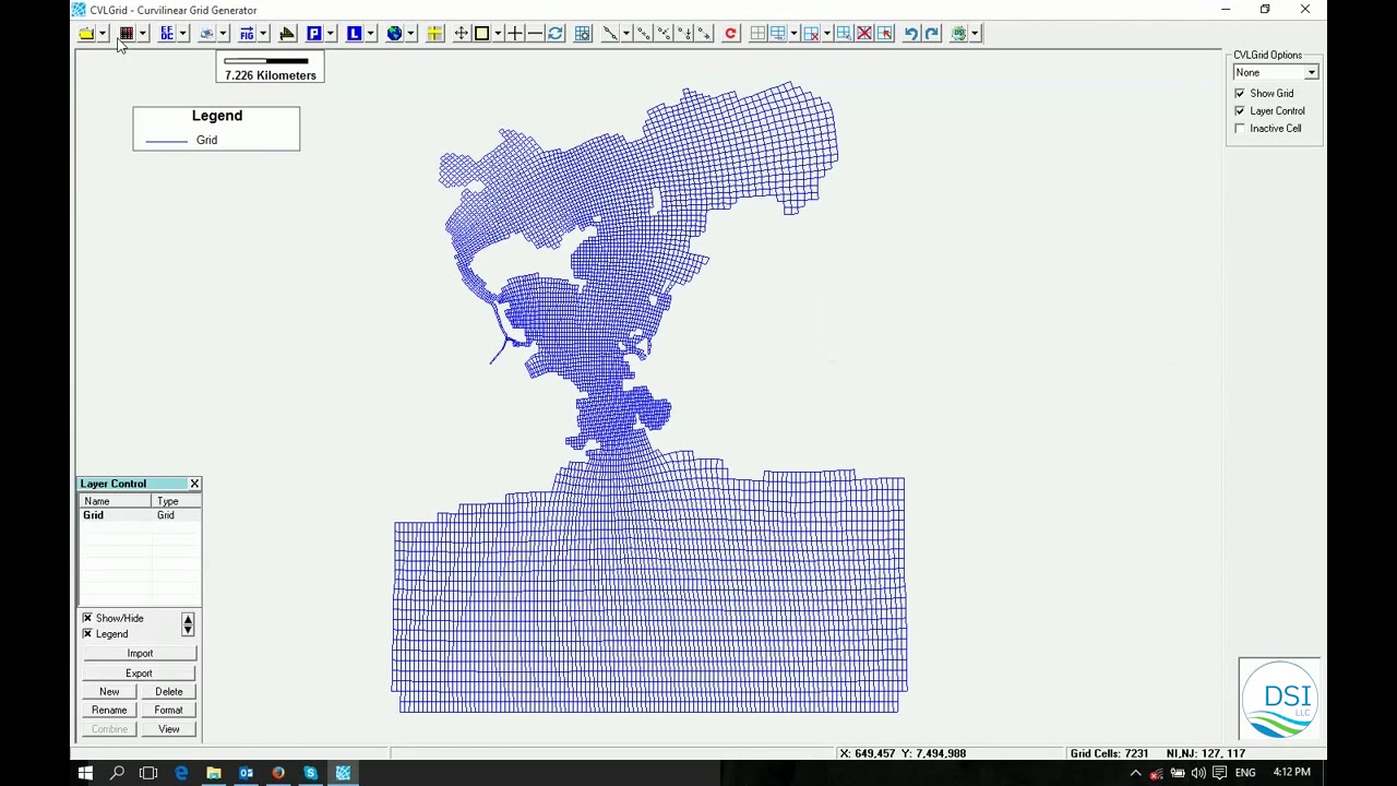 Loading Grid Files in CVLGrid and EE - EFDC_Explorer - YouTube