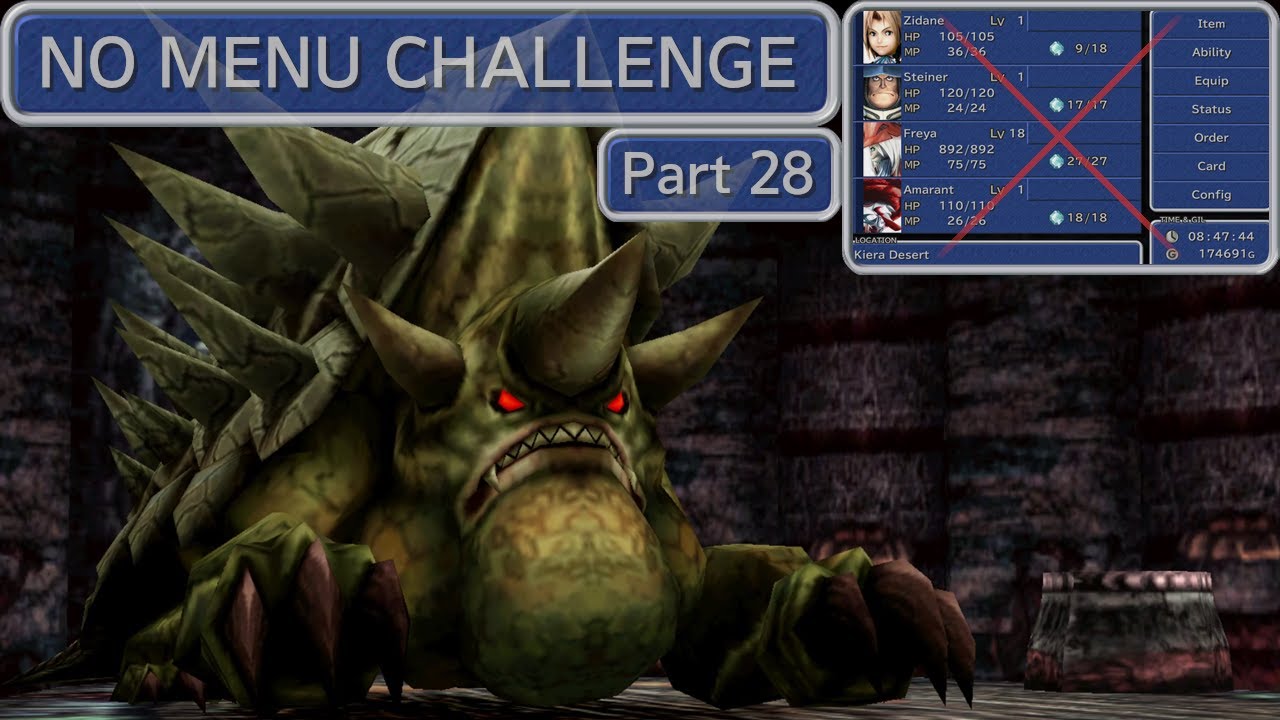No Menu Challenge — Part 28: Shell Dragon — Final Fantasy IX - YouTube