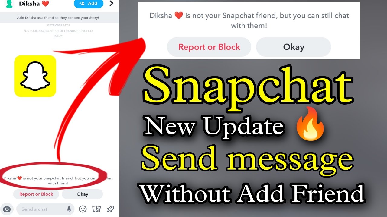 Snapchat par kisi ko bina friend banaye message kaise send kare ( 2022 ) | Techno viren - YouTube